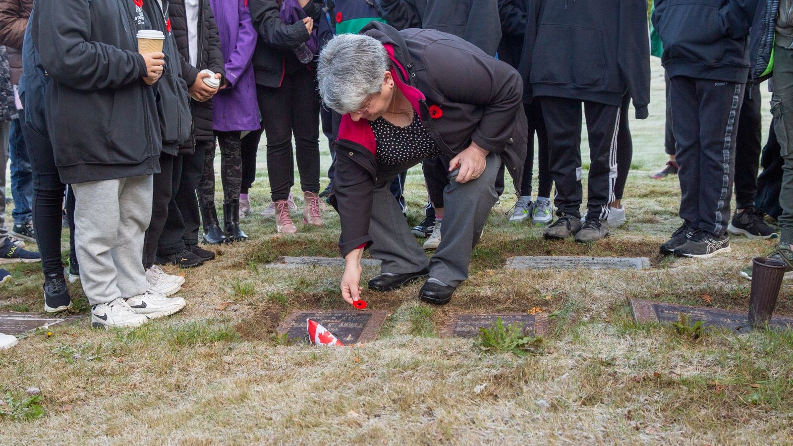 Erma Stephenson students honour veterans with No Stone Left Alone ...