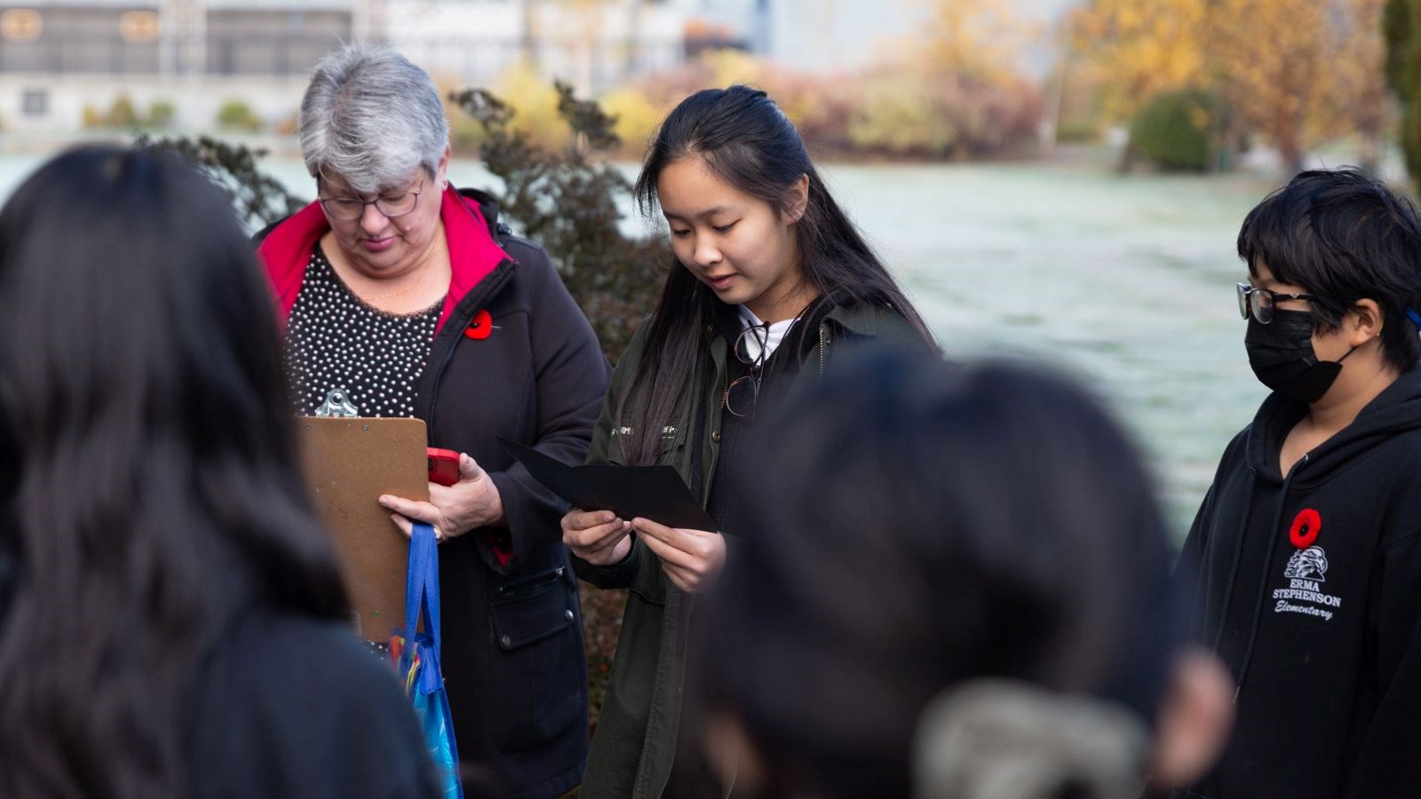 Erma Stephenson students honour veterans with No Stone Left Alone ...